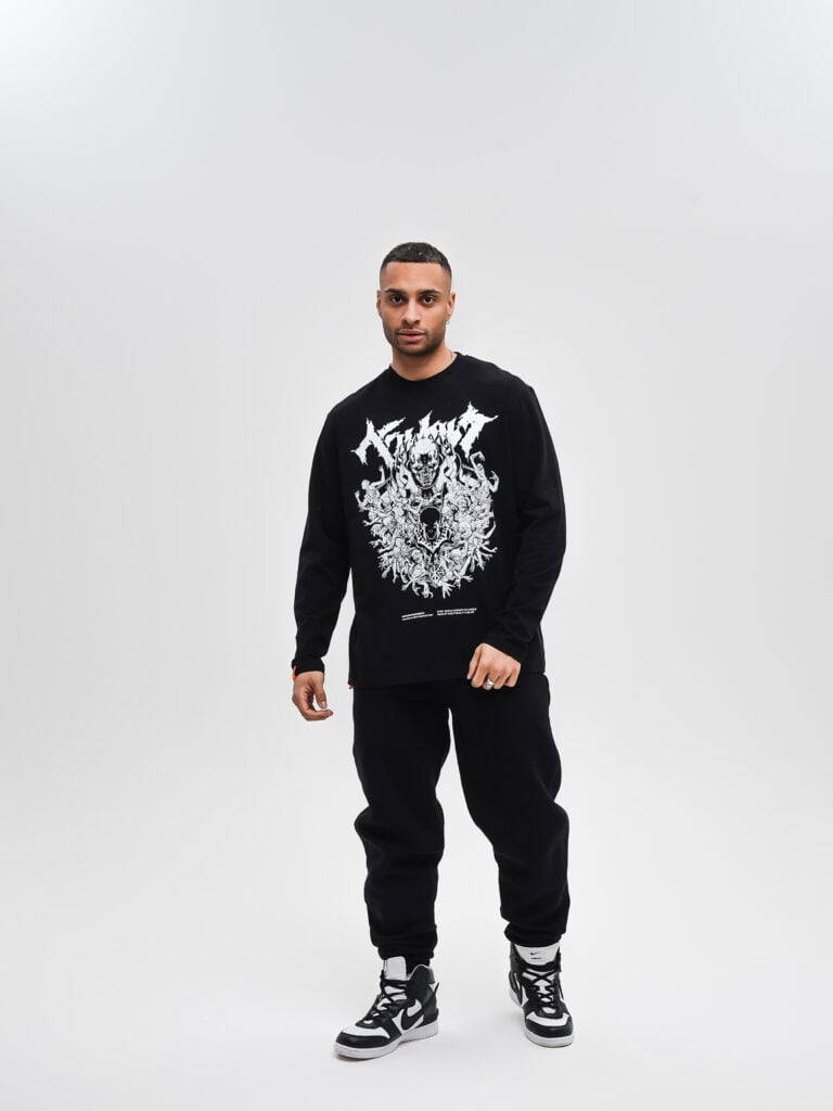 Лонгслив Skull Knight— купить в интернет-магазине NIKIFILINI